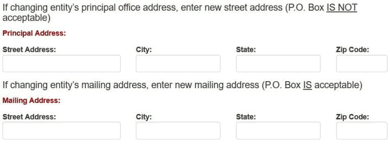 Making a Florida LLC Address Change - Florida Business Lawyer